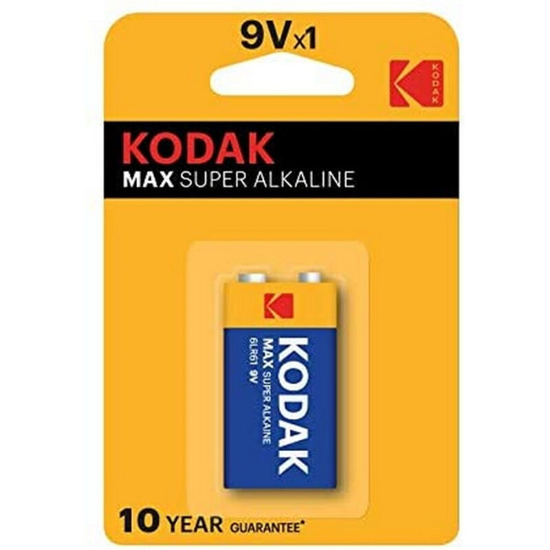 Kodak - max alkaline battery 9v lr61 | Hekumania.com